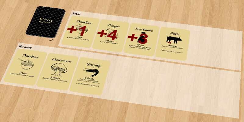 Stir Fry Eighteen • Board Game Arena